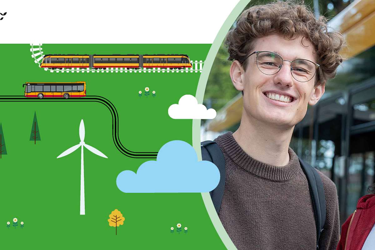 KVV - Karlsruher Verkehrsverbund - Bahn und Bus - Deutschlandsemesterticket